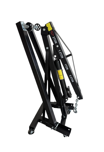 Engine Hoist 2 Ton Professional Folding Engine Crane Mechanics Lift ...