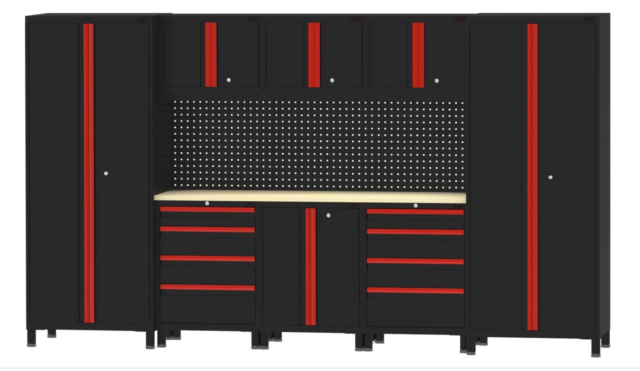 Garage Modular Storage Series System Workshop Tool Chest Workstation ...