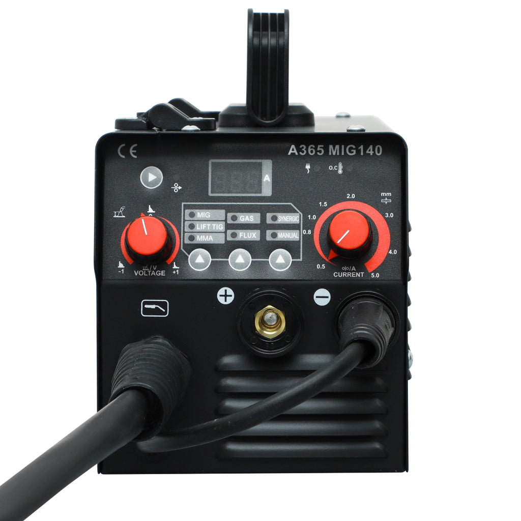 Professional 140A Gasless MIG, TIG and MMA 3-in-1 Welder Non Live Torc ...